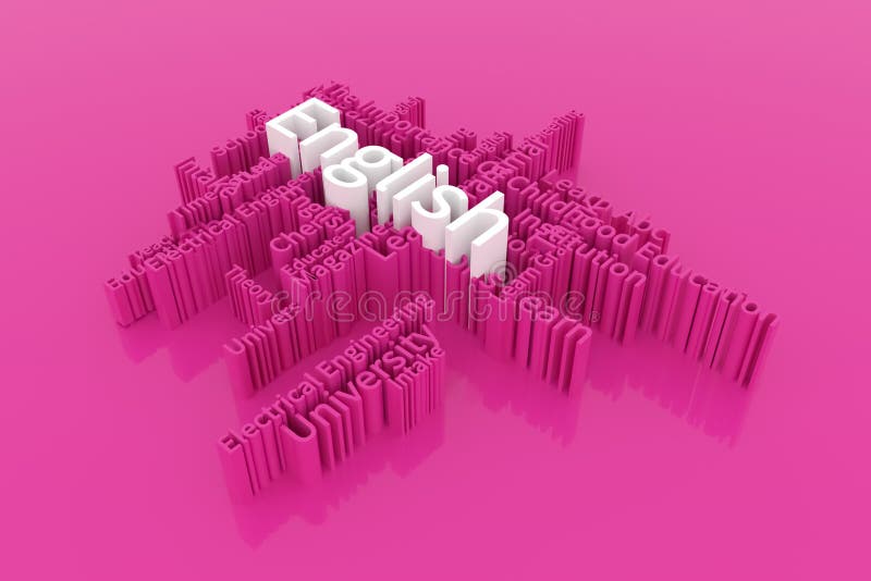 English, Learning, Education Keyword Words Cloud. for Graphic Design ...