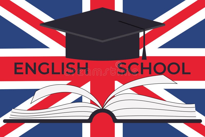 English learning school stock vector. Illustration of flag - 365099258