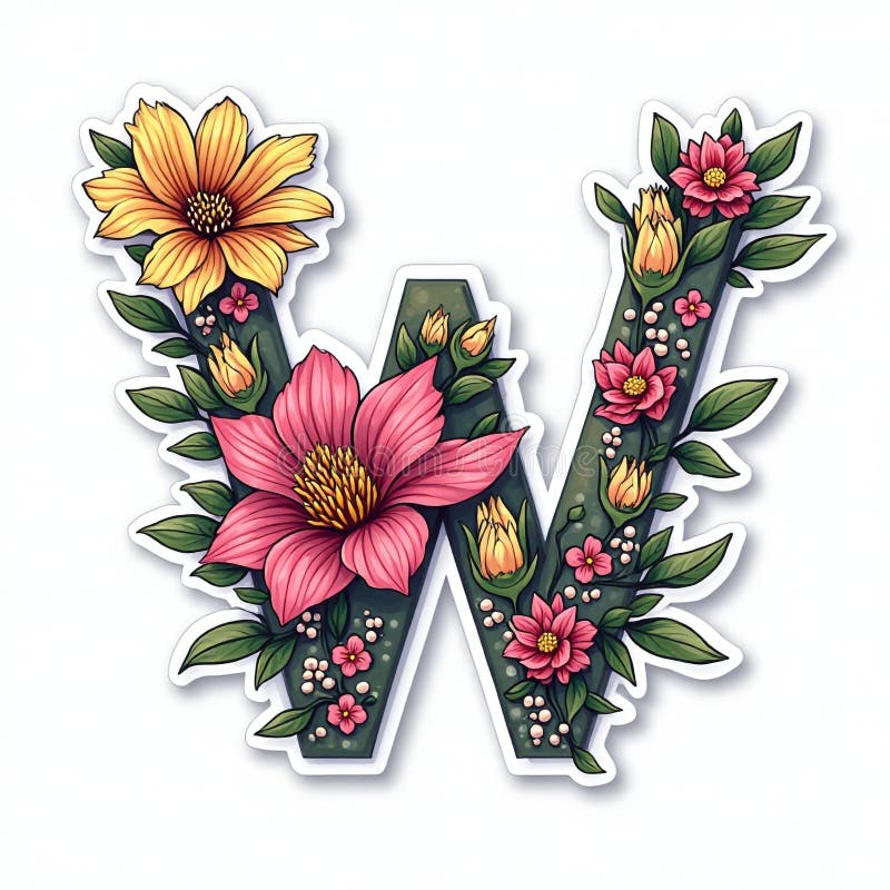 Letters W Tiger Pattern Stock Illustrations – 6 Letters W Tiger Pattern ...