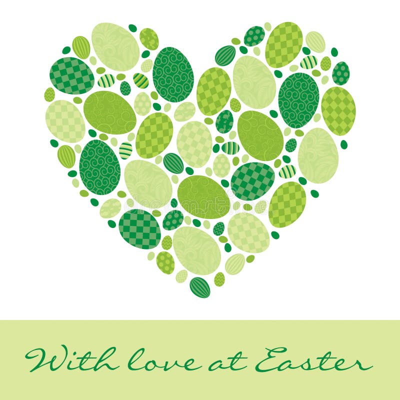 `with love at Easter` Card stock vector. Illustration of russian ...
