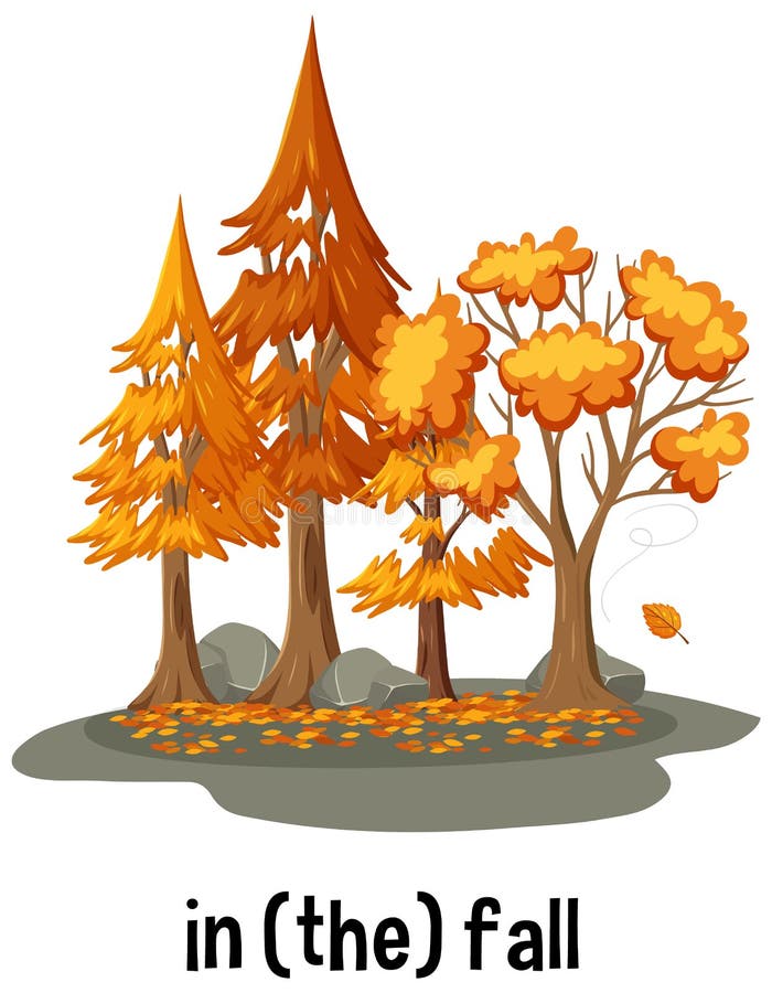 English Prepositions of Time for Children Stock Vector - Illustration ...