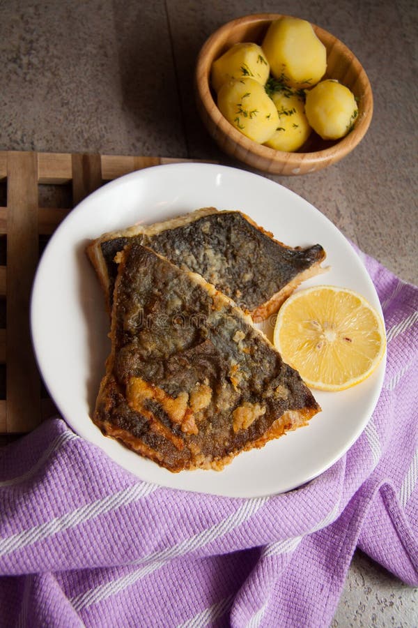 Roasted Flounder stock image. Image of flounder, meal - 34369565