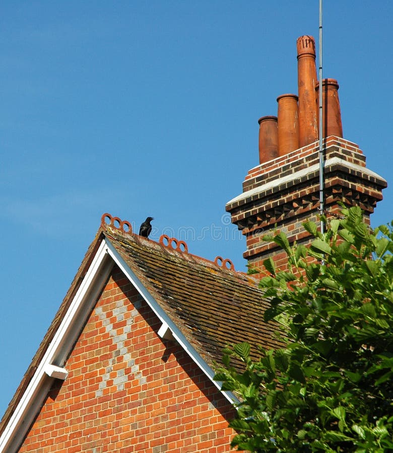 English rooftop stock photo. Image of attic, neighborhood - 166608
