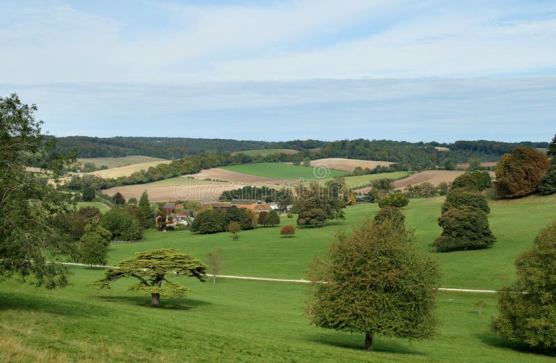 English Rural Landscape stock photo. Image of woods, england - 3278624