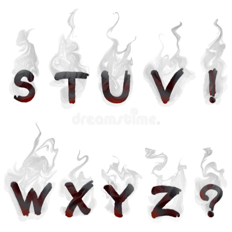 Smoking Alphabet Stock Illustrations – 129 Smoking Alphabet Stock ...