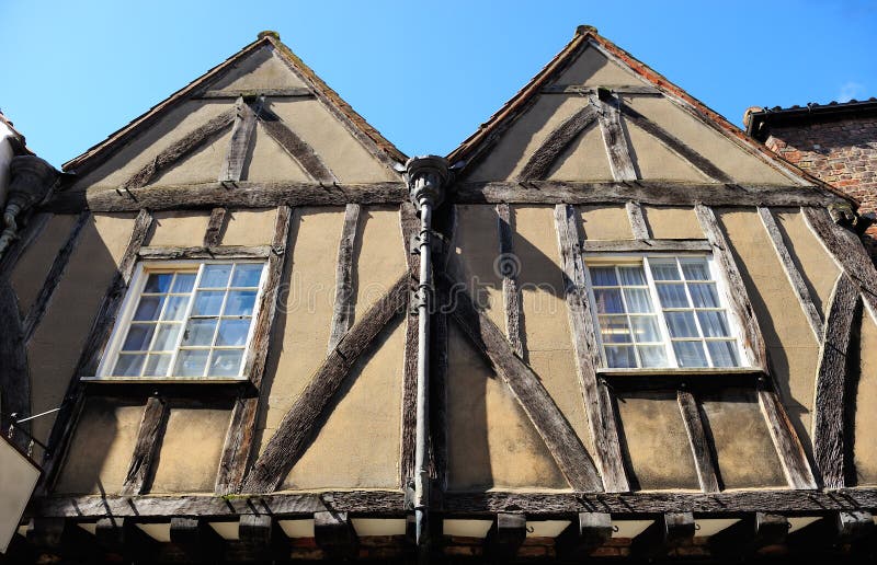 English Style House in York Stock Photo - Image of street, england ...