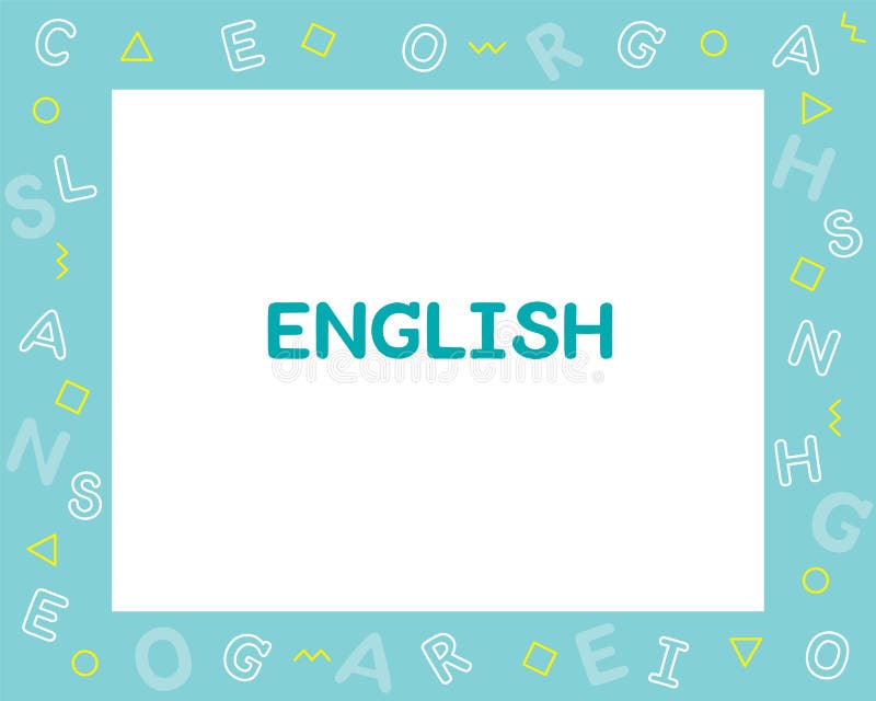 English Subject Vector Icon Isolated on Transparent Background, English ...