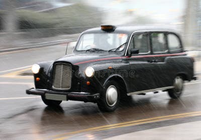 English taxi stock photo. Image of automobile, road, curves - 806380