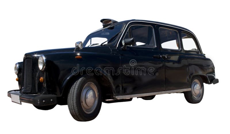 English Taxi stock image. Image of transport, isolated - 9248129