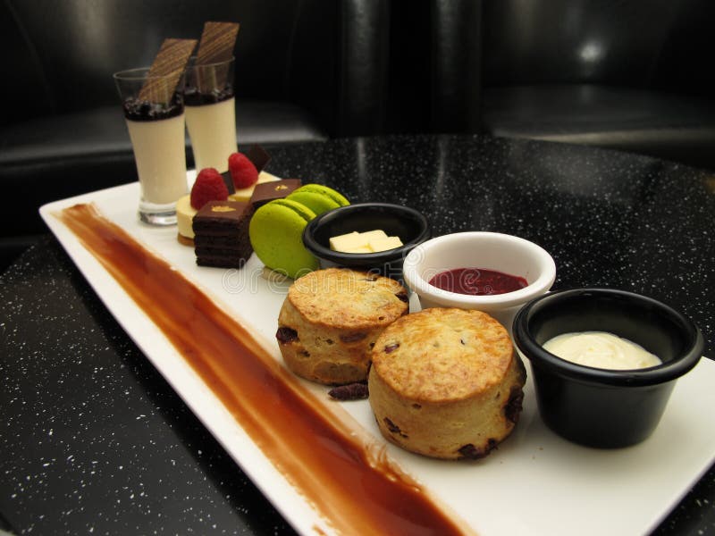 English tea pastries stock photo. Image of panna, pastries - 12472000