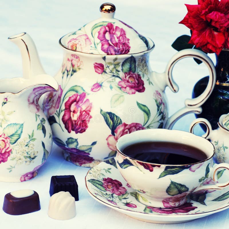 English tea stock photo. Image of cuppa, english, decoration - 16061478