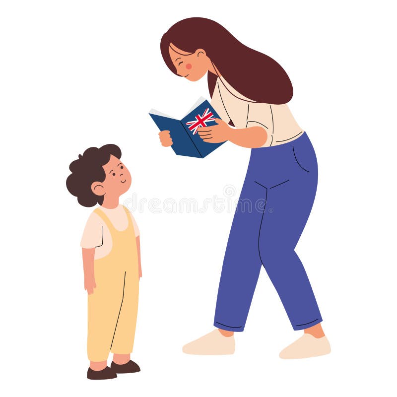 English Teacher Book stock illustration. Illustration of vocabulary ...