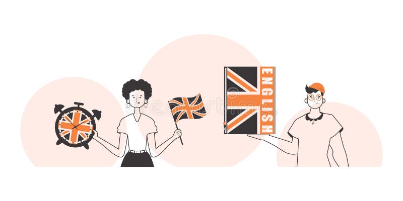 English Teacher Team the Concept of Learning a Foreign Language. Linear ...