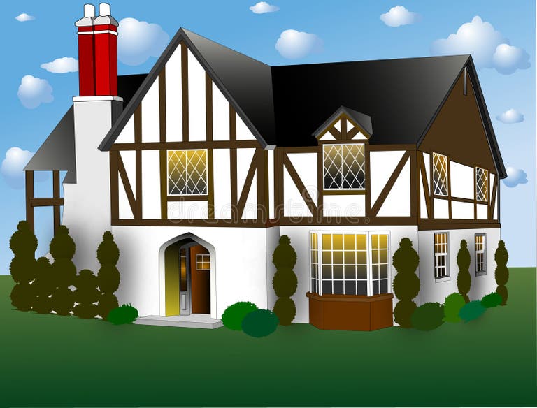 Tudor Architecture Stock Illustrations – 2,867 Tudor Architecture Stock ...