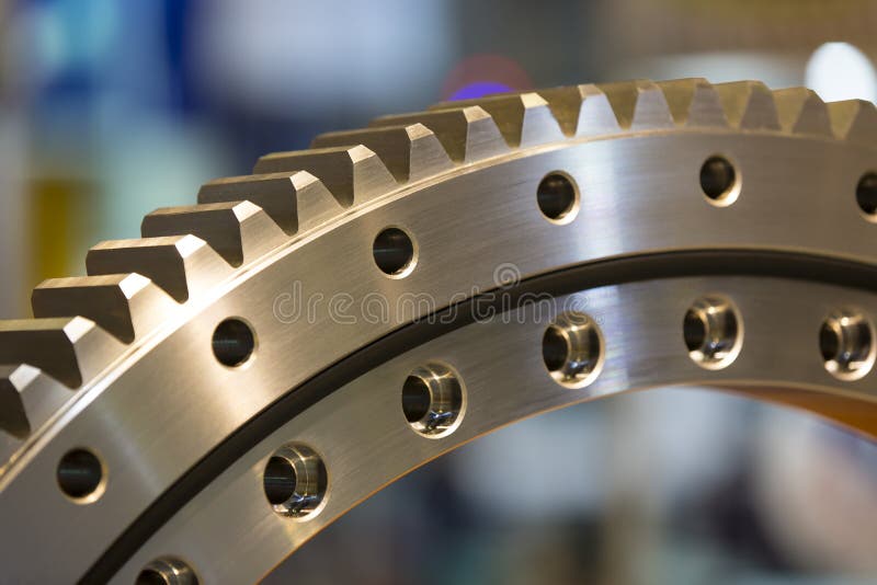 Engranaje de acero grande foto de archivo. Imagen de dientes - 73120858
