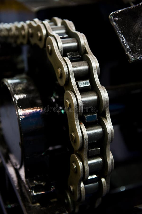 Engranaje de cadena imagen de archivo. Imagen de arreglo - 19938239