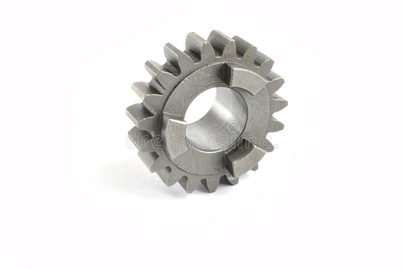 Engranaje en blanco foto de archivo. Imagen de industria - 103016170