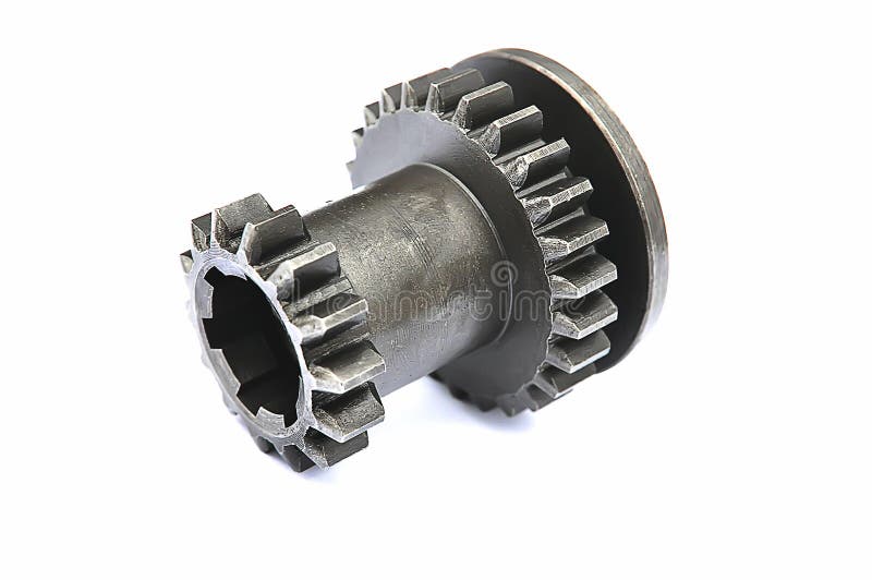 Engranaje En Un Fondo Blanco Imagen de archivo - Imagen de industria ...