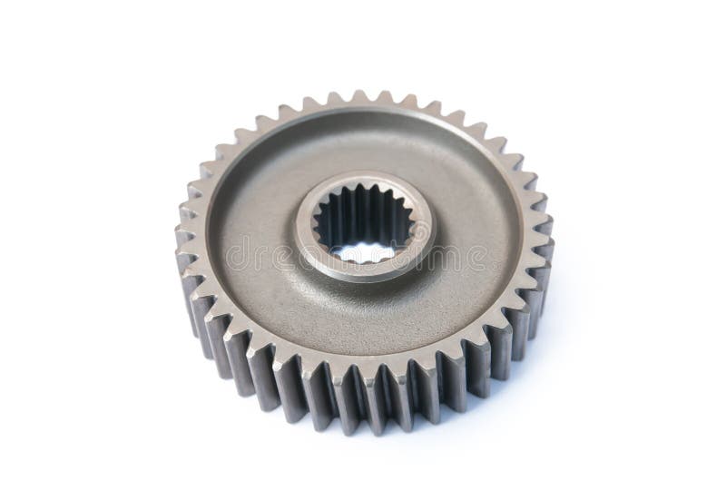 Engranaje En Un Fondo Blanco Imagen de archivo - Imagen de coche ...