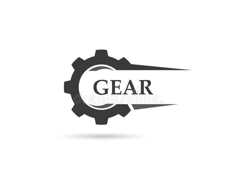 Engranaje Logo Template ilustración del vector. Ilustración de ...