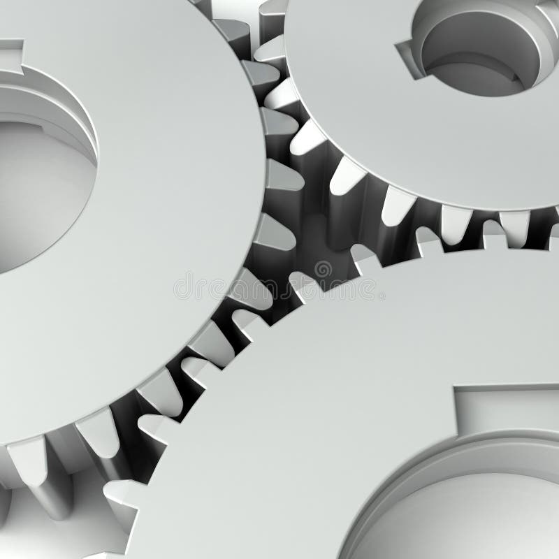 Engranajes abstractos stock de ilustración. Ilustración de arreglo ...
