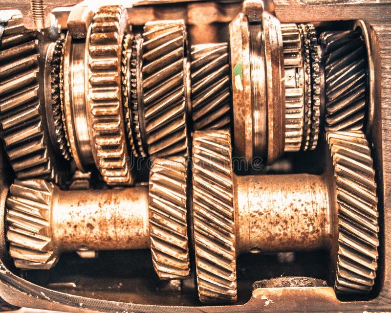 Engranajes De Transmisión Automotrices Foto de archivo - Imagen de ...
