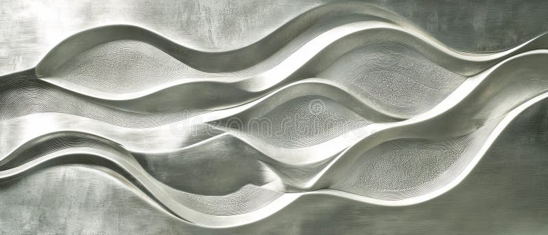 Engraved Aluminum Design Featuring Smooth Textures and Intricate Etched ...