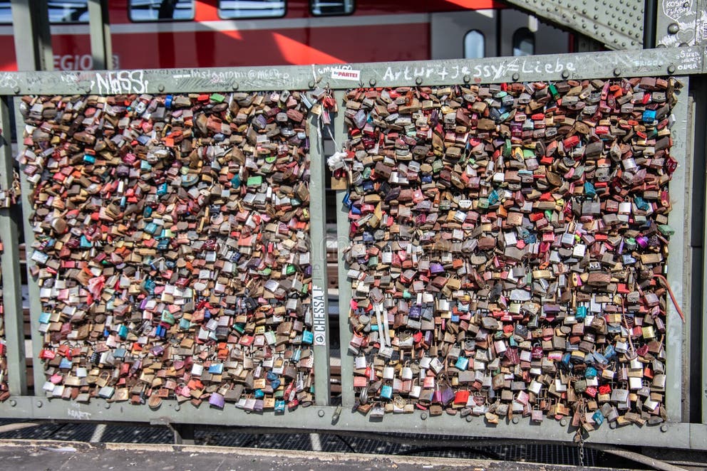 Engraved locks editorial image. Image of yellow, grid - 229846525