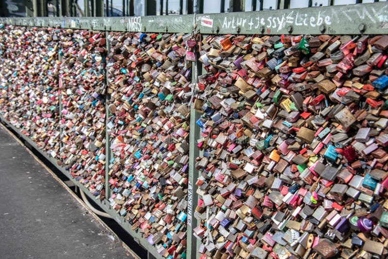 Engraved locks editorial photography. Image of love - 229846532