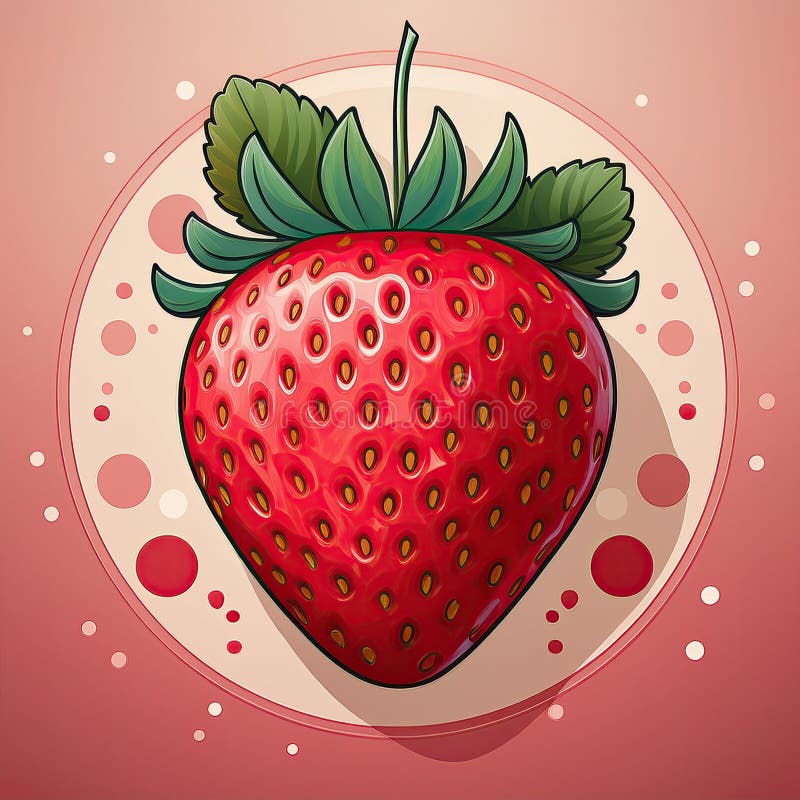 Engraved Strawberry Drawing Stock Illustration - Illustration of ...