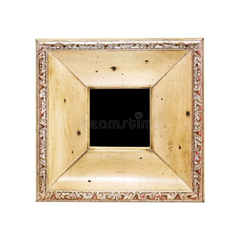 Engraved wooden frame stock image. Image of artistic, center - 5003997