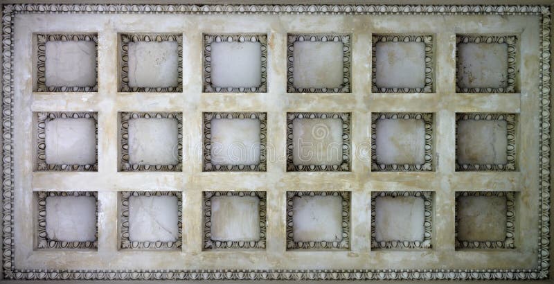 Engraving Ceiling in the Building Background Stock Image - Image of ...
