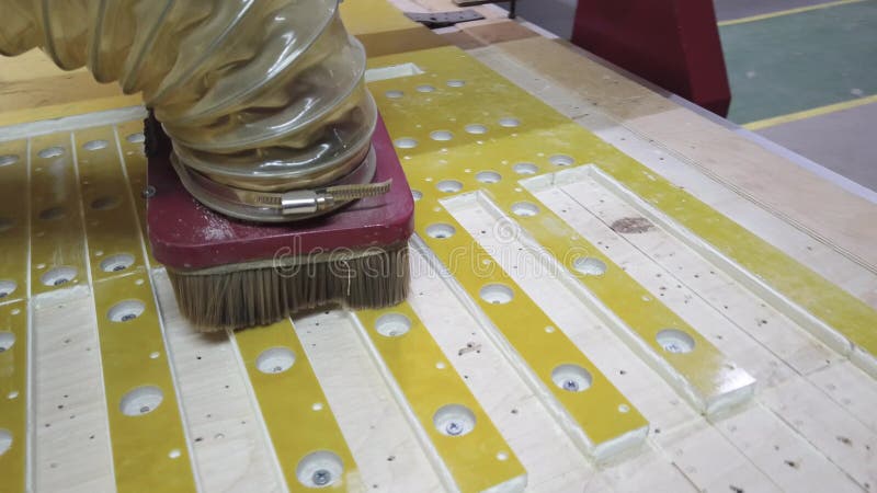 Engraving CNC Milling Machine in the Process. Stock Footage - Video of ...