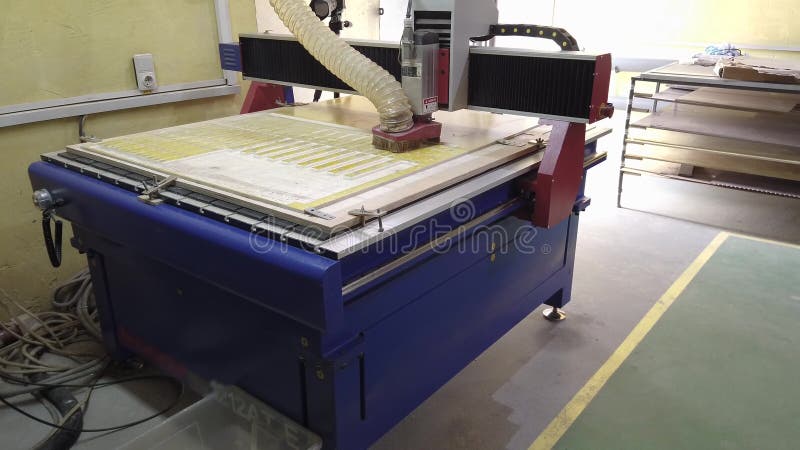Engraving CNC Milling Machine in the Process. Stock Video - Video of ...