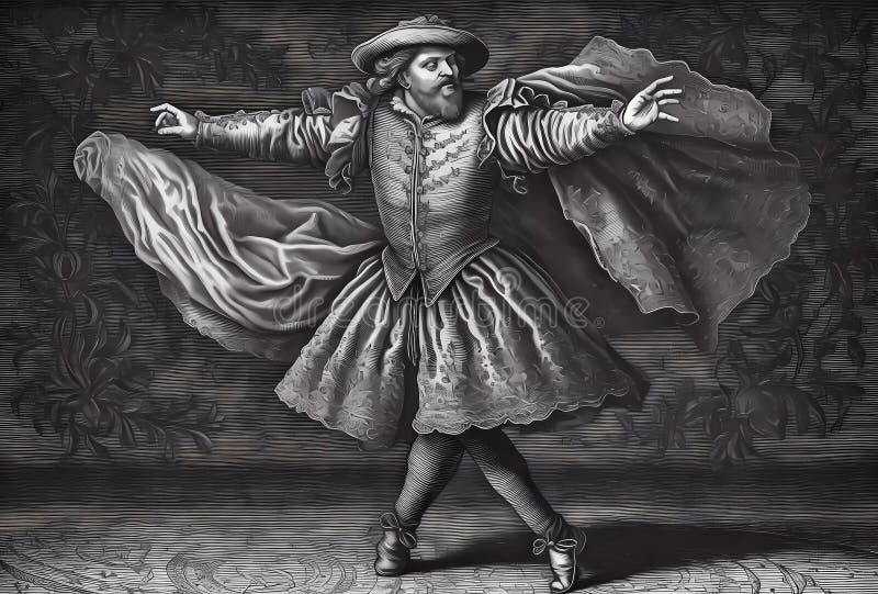 Dance Renaissance Costume Stock Illustrations – 20 Dance Renaissance ...