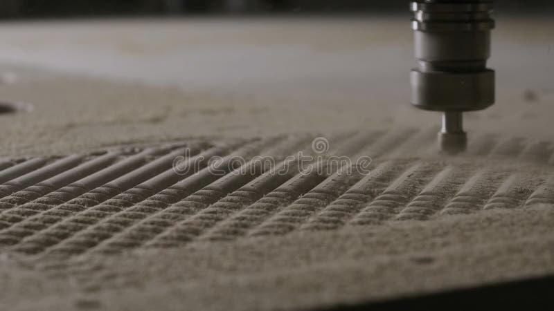 Engraving Machine Carving Wood Board. Creative. Automatic Machine ...