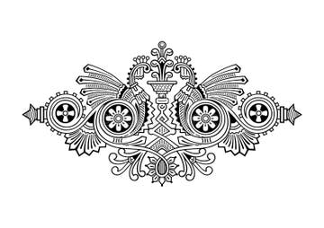 Filigree Cross Stock Illustrations – 882 Filigree Cross Stock ...