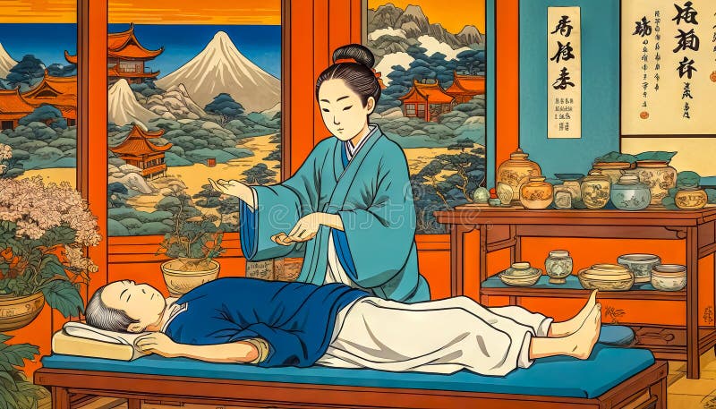 Engraving about the Work of Doctors of Traditional Chinese Medicine ...