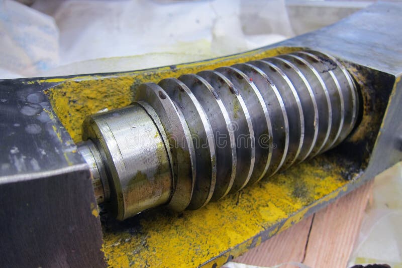 Engrenagem de sem-fim imagem de stock. Imagem de motor - 57929335