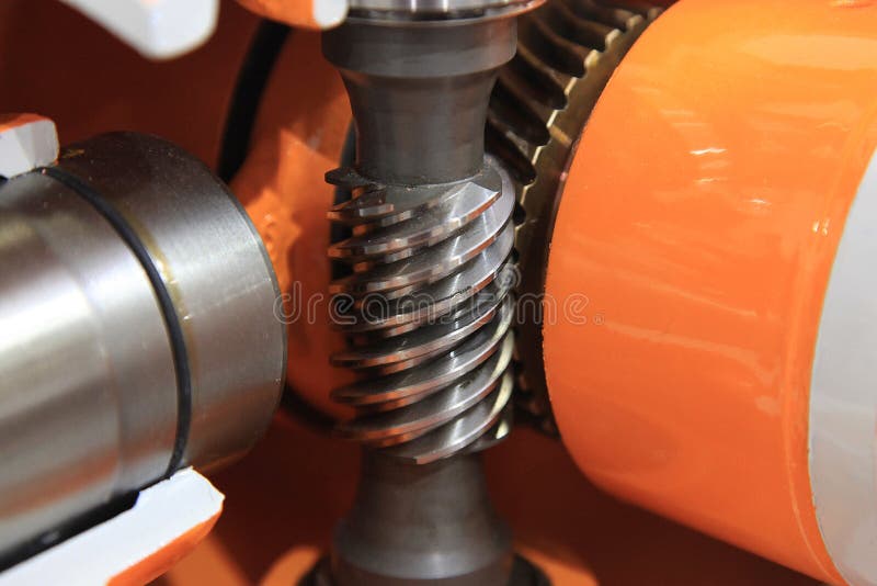 Engrenagem de sem-fim foto de stock. Imagem de automotriz - 63695384