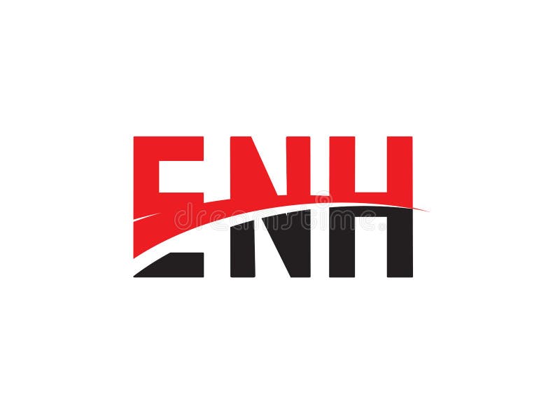 ENH Letter Initial Logo Design Vector Illustration Stock Vector ...