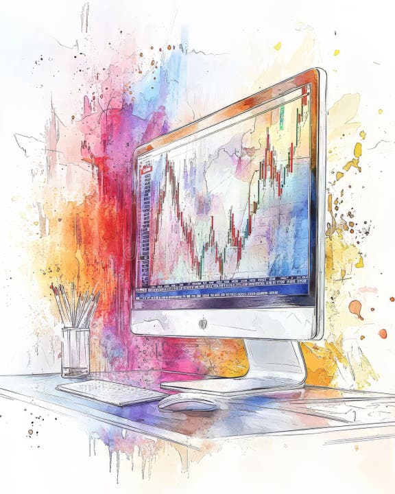 Enhance Business Performance with Data Analytics: a Vibrant Watercolor ...