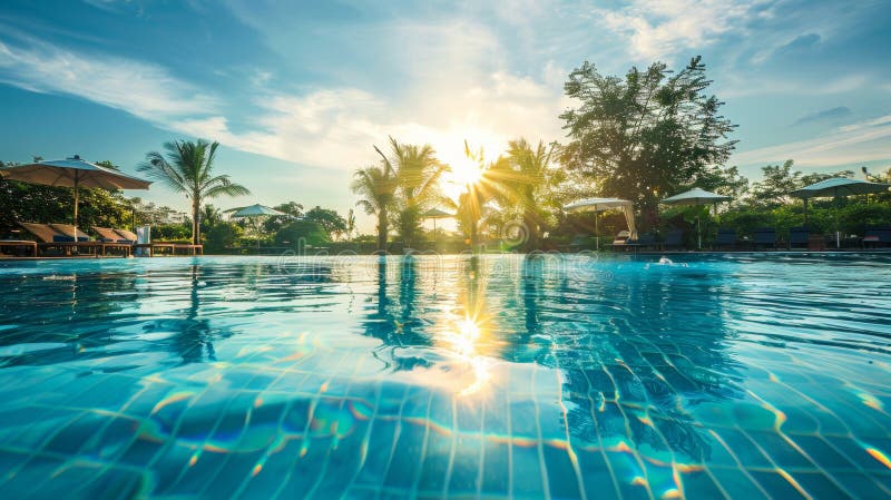 Enhance Pool Photography with Sunlight Reflections for a Vibrant and ...