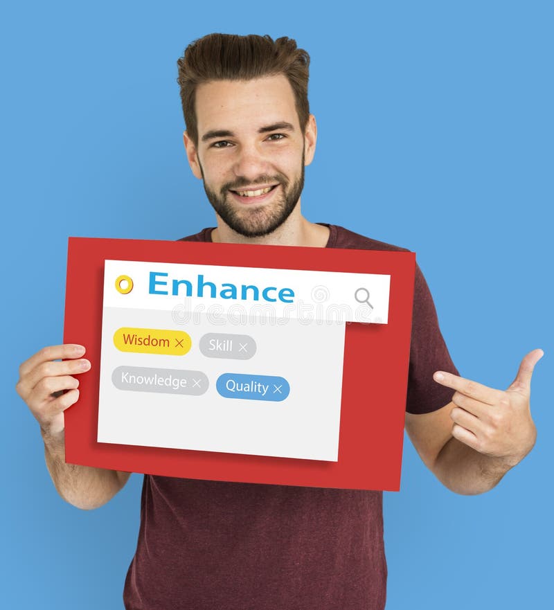 Enhance Thrive Performance Potential Improvement Stock Image - Image of ...