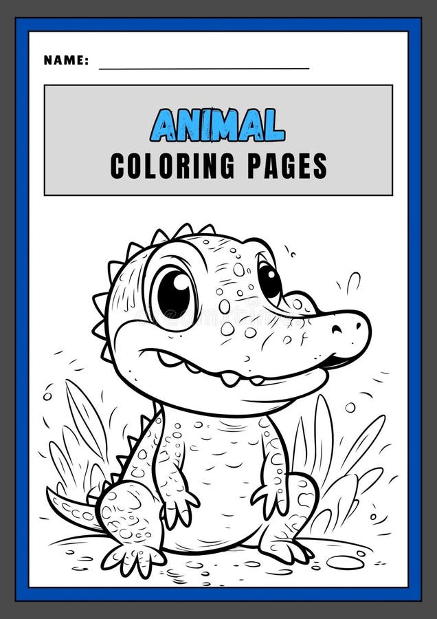 Fun and Educational: Coloring Time with Animals Cartoon for Children ...