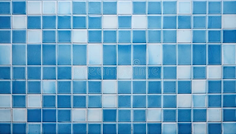 Geometric Grid Pattern Light Blue Ceramic Tile Wall Texture Stock ...