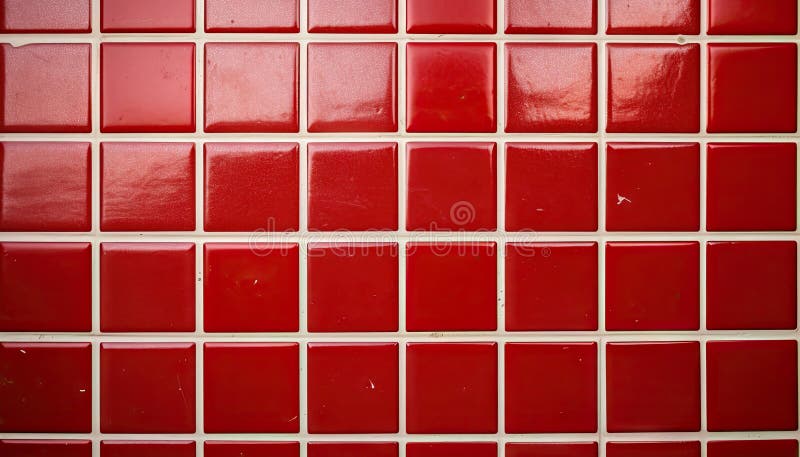 Geometric Grid Pattern Light Red Ceramic Tile Wall Texture Stock ...