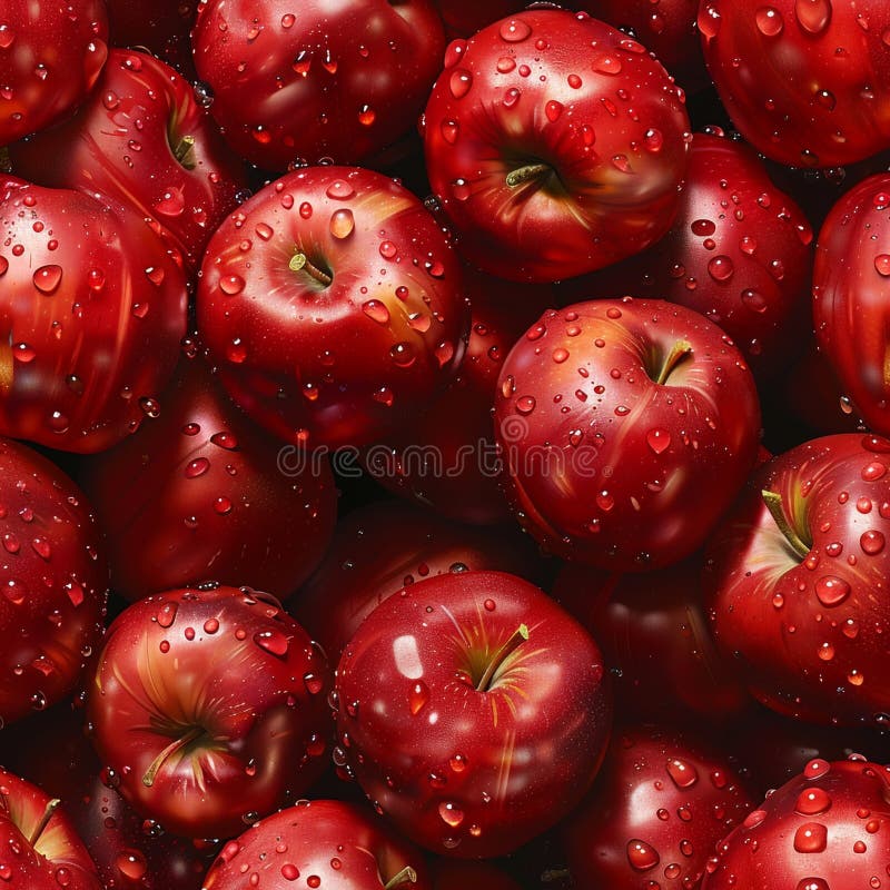 Vibrant Apple Patterns: Seamless Textures for Creative Projects Stock ...