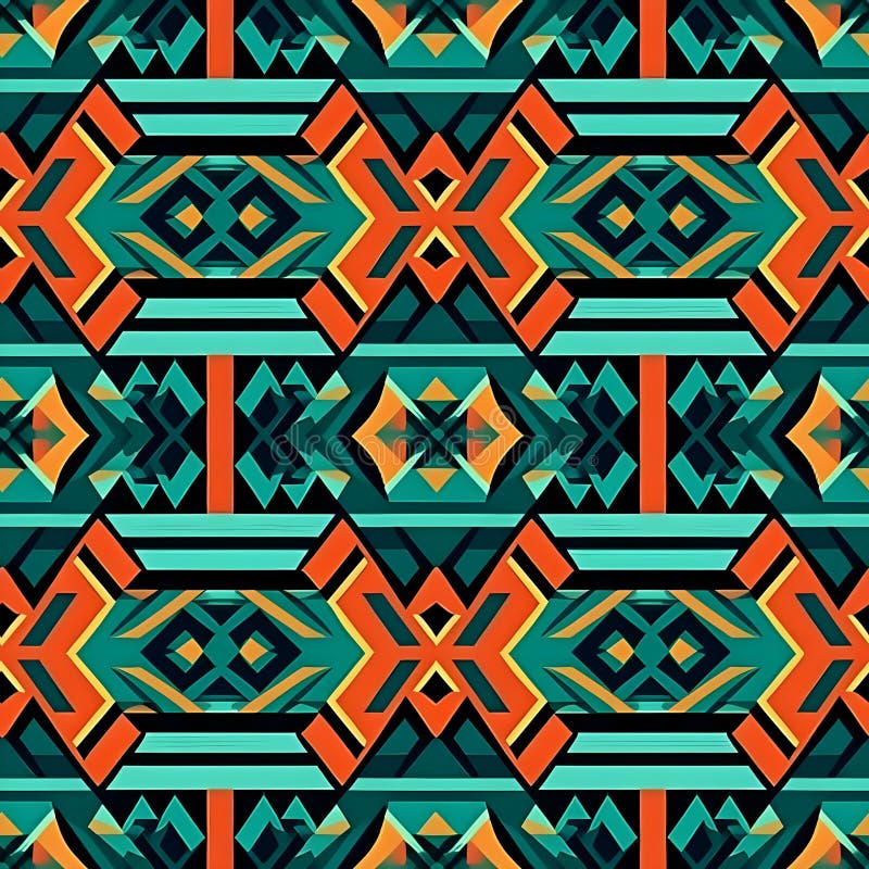 Enhance Your Designs with Seamless Aztec Patterns Stock Illustration ...