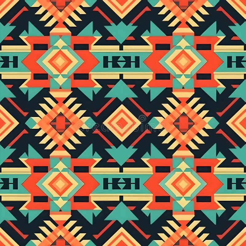 Enhance Your Projects with Seamless Aztec Patterns Stock Illustration ...